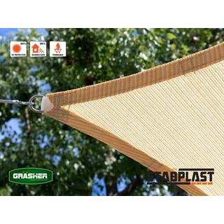 Αντιηλιακό Πανί σκίασης GRASHER τρίγωνο - Μπέζ 3,6x3,6x3,6m, 180gr/m2 ...