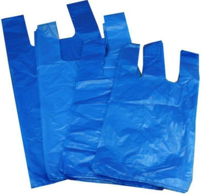 Πλαστική Σακούλα Μπλέ Φανέλα 15-50ΜΥ, Νο60cm, (τιμή/κιλό) - Κόνδης ...